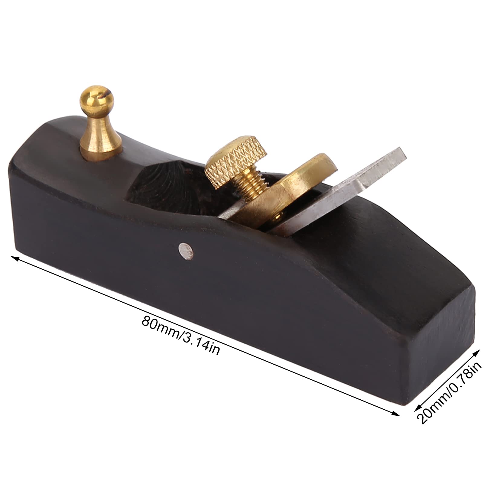 Mini Wood Planer, Small Hand Planer Wood Plane Wood Trimmer Woodworking Planer for Woodworking, Bench Plane Trimming, Smoothing (80mm)