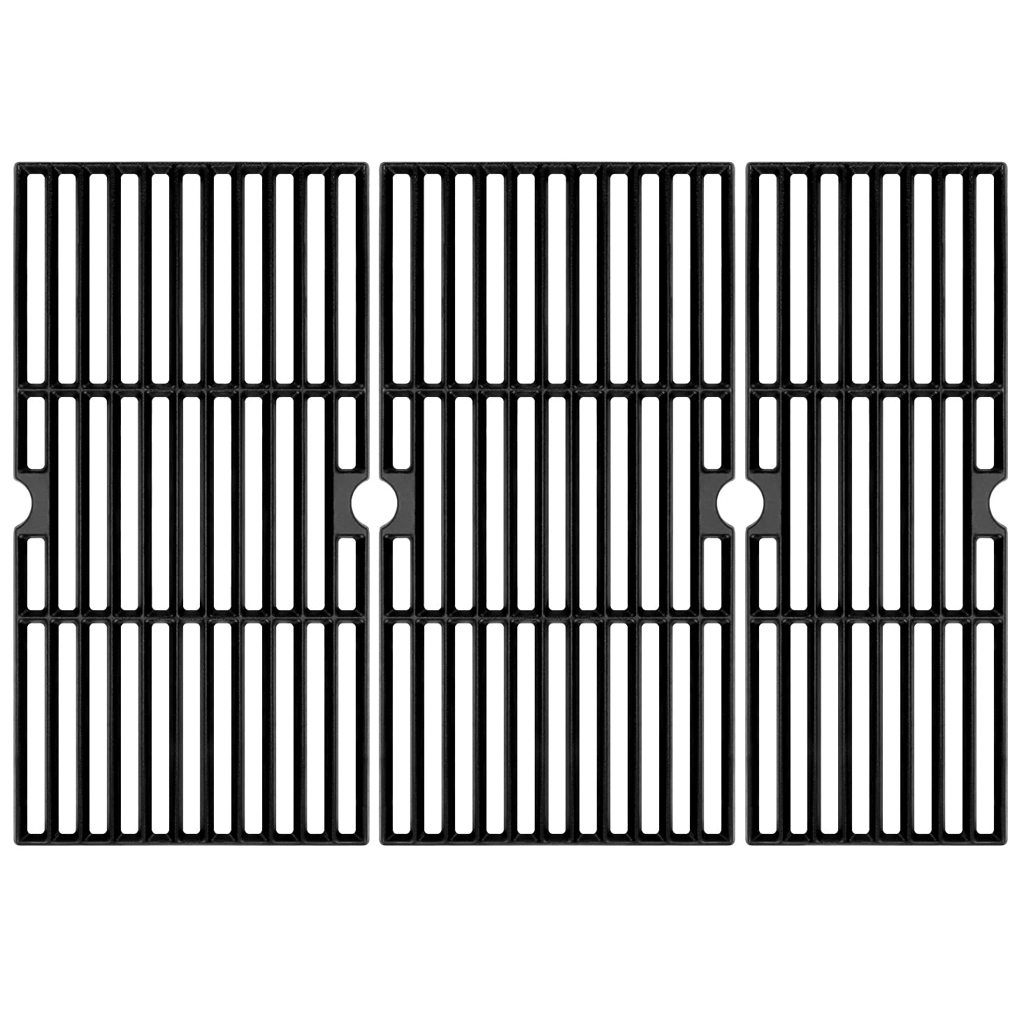 GGC 18" Grill Grates Replacement for Charbroil 463347017, 463377017, 4 Burner Performance Grill 463376018P2, 463376117, 463377117, 463673617, 463347519, 3 PCS 18 x 25 Cast Iron Grates for Char-Broil