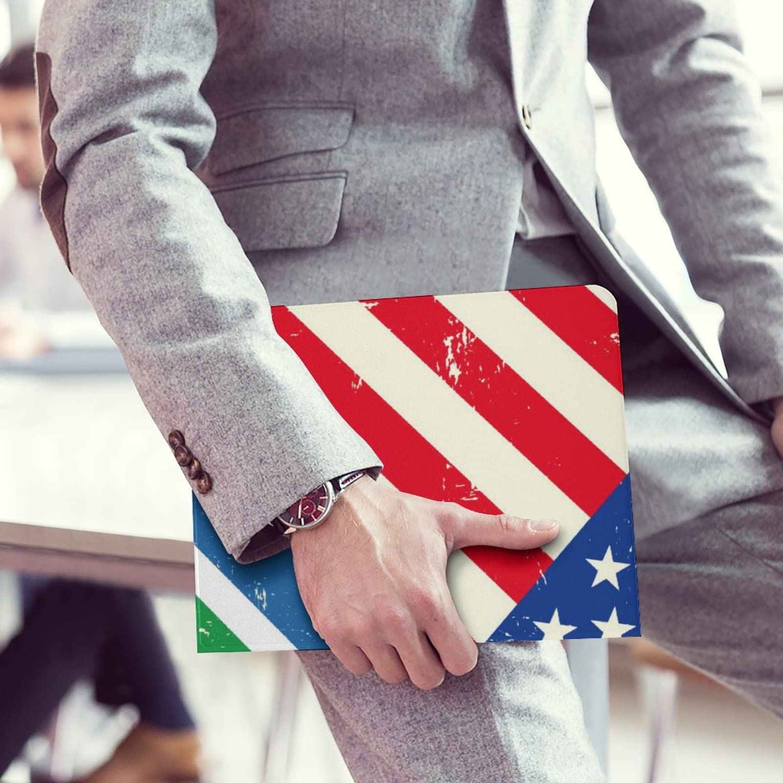 American South Africa Flag Protective Case with Soft Back Smart Stand Case Cover with Pencil Holder Compatible with IPAD Pro 2020 (11in)
