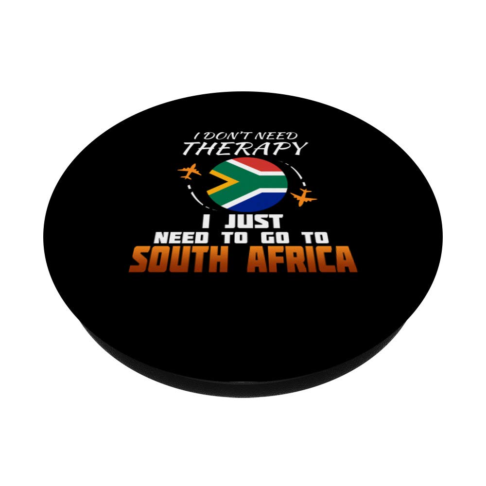 South African Flag Shirt I Funny South Africa Vacation Gift PopSockets Grip and Stand for Phones and Tablets