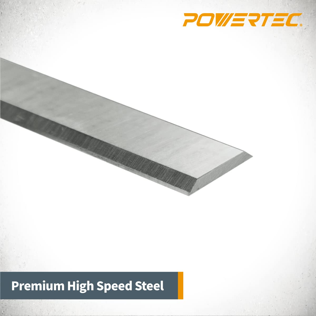 POWERTEC 12 Inch Planer Blades for Craftsman 21722, 21780, Harbor Freight Central Machinery Surface Planer 95082 Planer, Replacement for Craftsman 217220 Planer Knives, Set of 2 (12804)