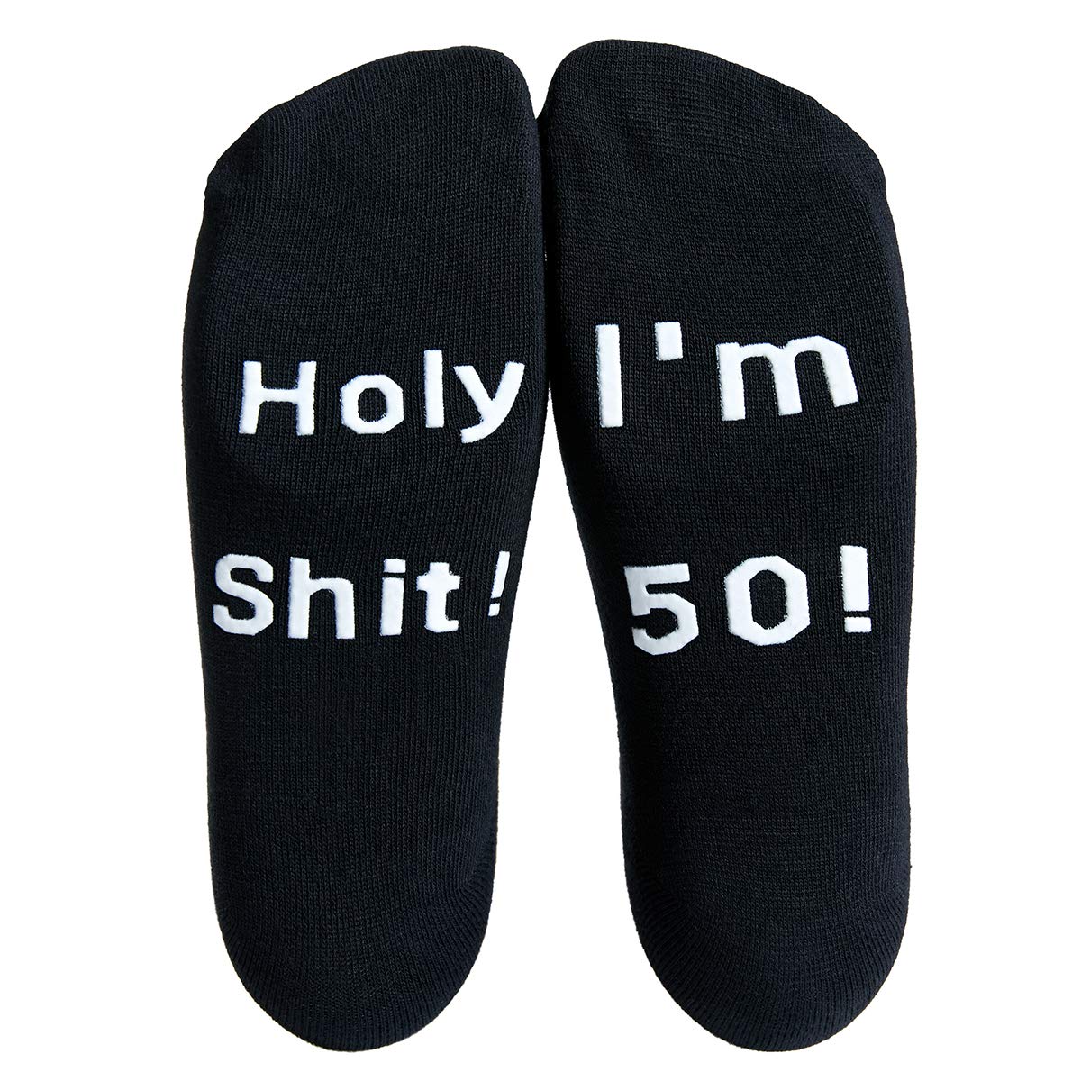 Udobuy 50th Birthday Gift for Men or Women, 50th Birthday Socks, Funny Socks with Sayings - Printed Men's and Ladies Novelty GIFT
