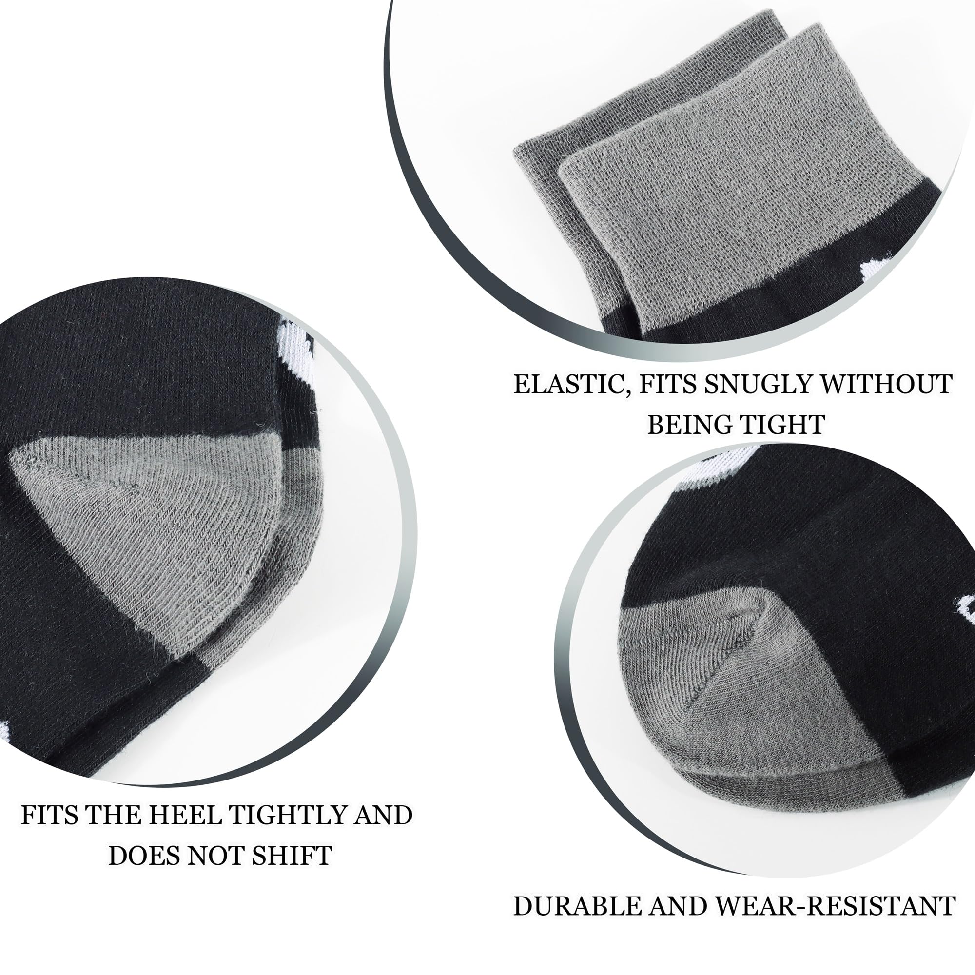 Jeasona 50th Birthday Gifts for Men Funny Fun Black Crew Cotton Socks