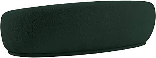 Meridian Furniture 693Green-S Hyde Collection Modern | Contemporary Boucle Fabric Upholstered Sofa, Green, 89.5" W x 38" D x 27.5" H