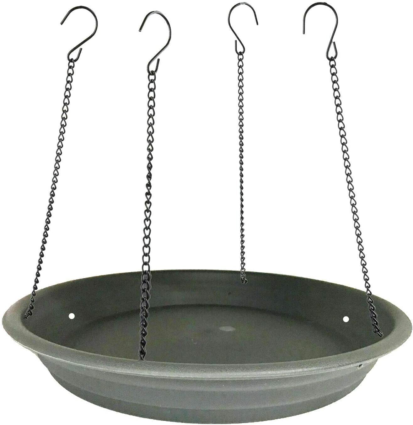 Bird Seed Catcher Tray Platform Feeder Hanging Tray Fits Most feeders Catches Most Falling Seed and Husk Great for Attracting Birds Outdoors, Backyard, Garden - Black