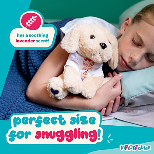 Infloatables ThermaPals Microwavable Weighted Stuffed Animals - Dress to Reduce Stress - A Heart-Warming Surprise - Heat It Up Or Cool It Down - Gift for Any Occassion - Valentines Plush