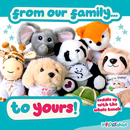 Infloatables ThermaPals Microwavable Weighted Stuffed Animals - Dress to Reduce Stress - A Heart-Warming Surprise - Heat It Up Or Cool It Down - Gift for Any Occassion - Valentines Plush