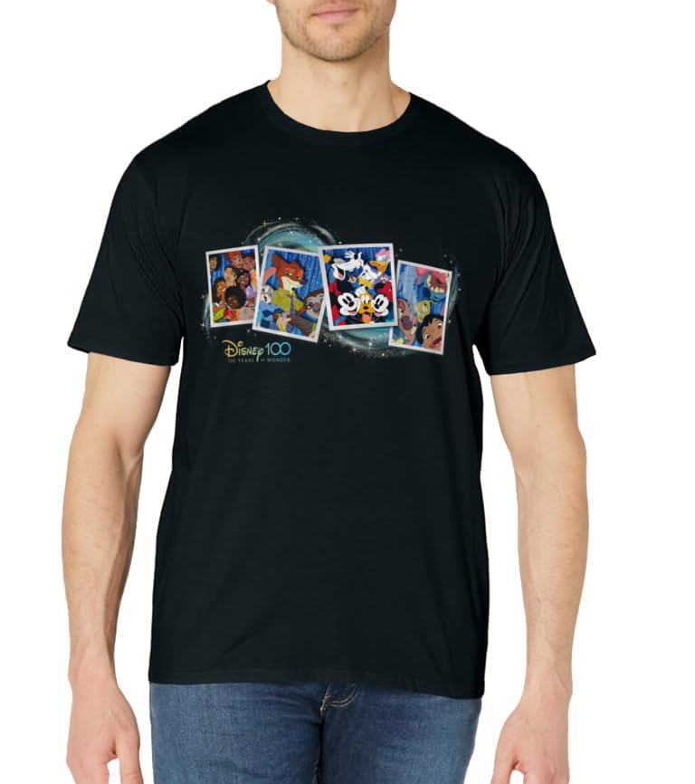 Disney 100 Anniversary Mickey and Movies Photo Booth D100 T-Shirt