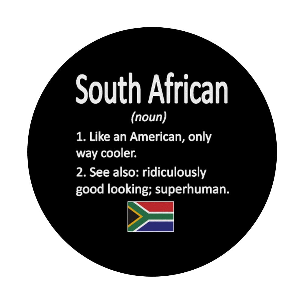 South African Definition South Africa Flag PopSockets Standard PopGrip