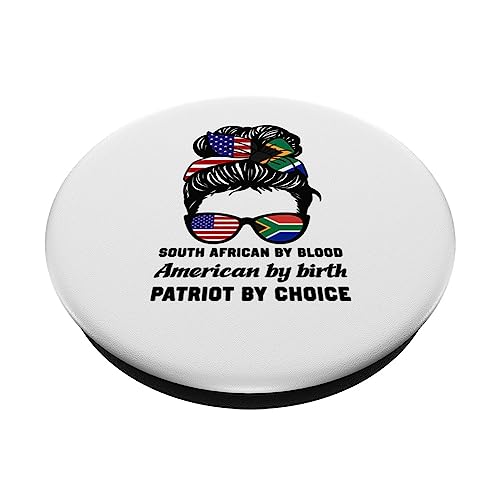 South African by blood american South Africa PopSockets Swappable PopGrip
