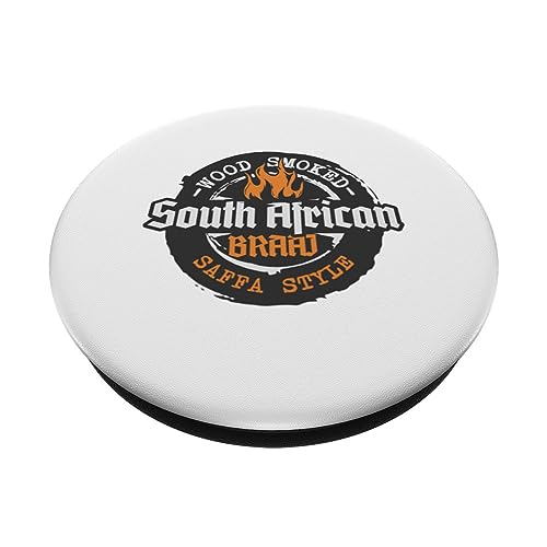 South African braai Saffa style South Africa PopSockets Swappable PopGrip