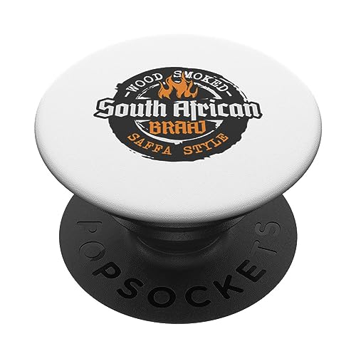South African braai Saffa style South Africa PopSockets Swappable PopGrip