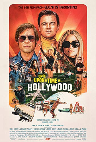 ONCE UPON A TIME IN HOLLYWOOD (2019) Original Authentic Movie Promo Poster 11x17 - S/S - Leonardo DiCaprio - Brad Pitt - Margot Robbie - Al Pacino