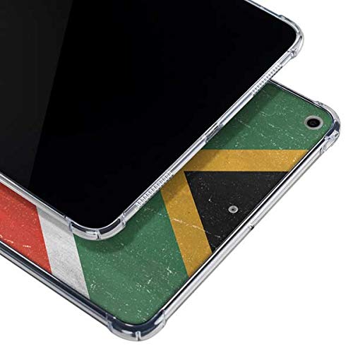 Skinit Clear Tablet Case Compatible with iPad 10.2in (9th Generation, 2019-2021) Originally Designed South Africa Flag Distressed Design