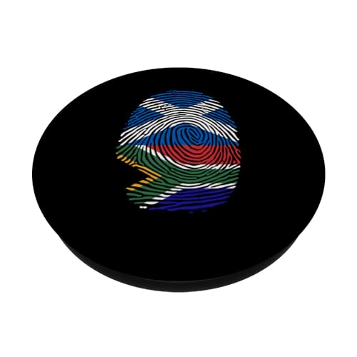 Scotland and South Africa Fingerprint Scottish South African PopSockets Standard PopGrip