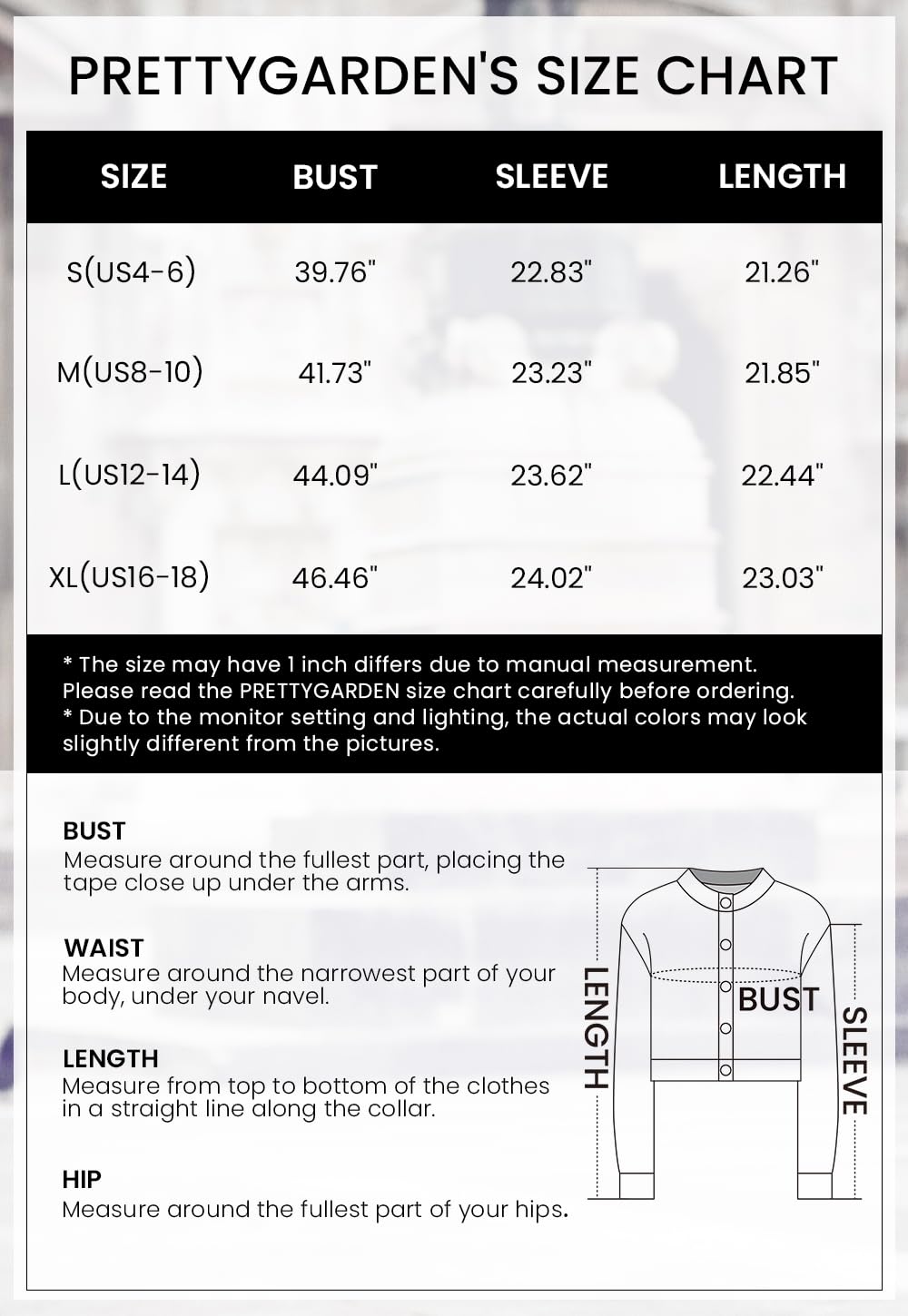 PRETTYGARDEN Women's Knit Cardigan Sweaters Fall Fashion Long Sleeve Open Front Button Down Trendy Casual Sweater Jacket (Beige, Large)