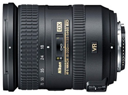 Nikon AF-S DX NIKKOR 18-200mm F/3.5-5.6G ED VR II (Renewed) - Black - Telephoto - Zoom - Optical Image Stabilization - Nikon F (DX) Mount