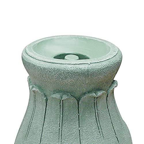 Alpine Corporation 12" Tall Indoor/Outdoor Roman Column Gazing Globe Display Stand