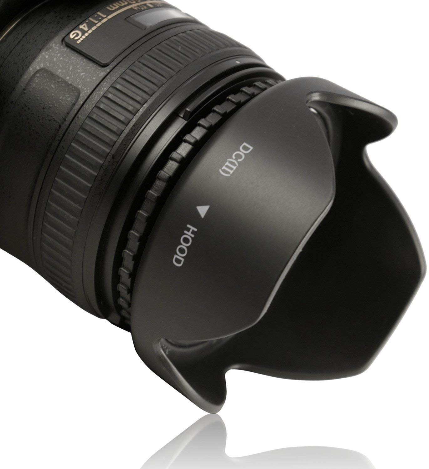 72mm Digital Tulip Flower Lens Hood for Canon EF-S 18-200mm f/3.5-5.6 is Standard Zoom Lens+ Cap Keeper + Microfiber Cleaning Cloth