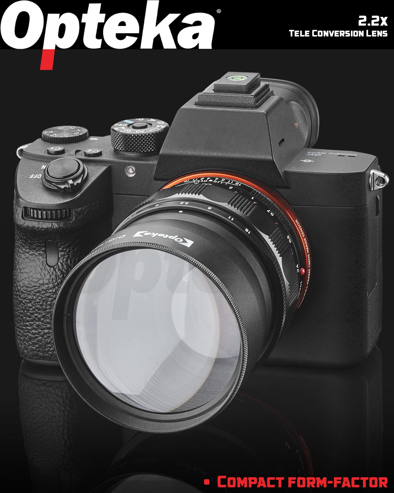 Opteka 52mm 2.2X High Definition AF Telephoto Lens for Canon, Fuji, Nikon, Panasonic and Sigma Threaded Lenses
