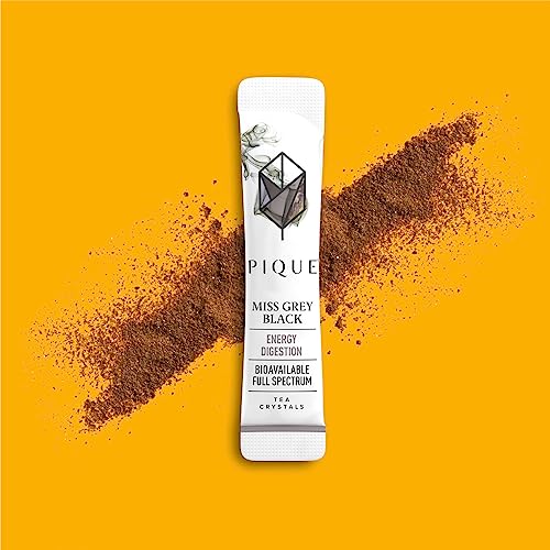 Pique Organic Energy Tea Crystals Sampler - Caffeinated Black Tea for Energy, Supports Metabolism and Healthy Digestion - 28 Single Serve Sticks (Pack of 2)