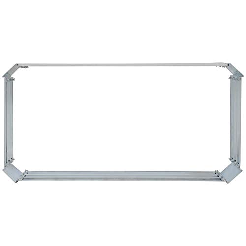 Sunnydaze Corrugated Galvanized Steel Raised Garden Bed - 48-Inch x 11.75-Inch Rectangle Planter for Plants, Vegetables, and Flowers - Silver