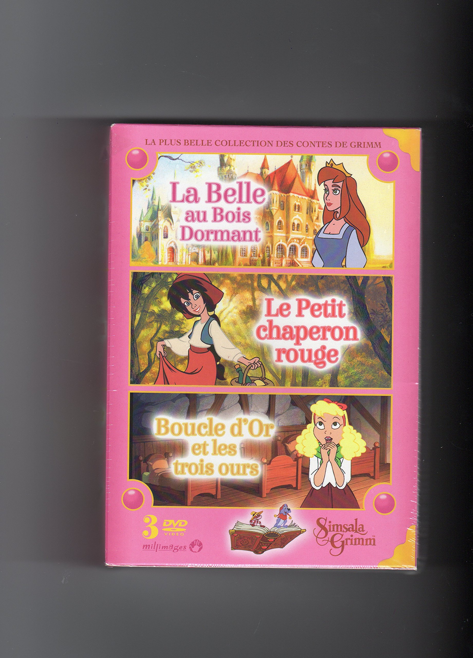 Simsala Grimm - Coffret Fille : La Belle au Bois Dormant + Le Chaperon Rouge + Boucle d'Or