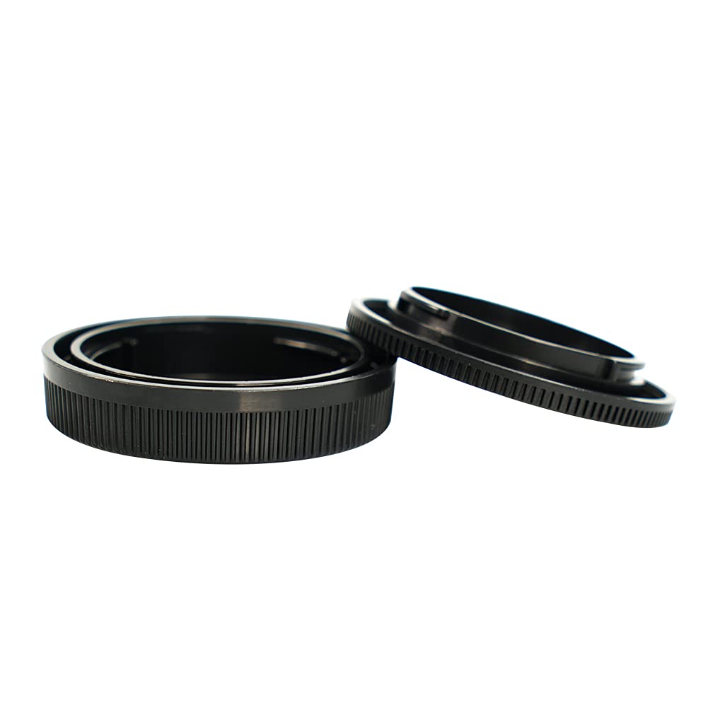 NIYI 2Sets Camera Body Cap and Lens Rear Cap Kit, Compatible with Canon EOS M Mount Mirrorless Camera Rear Lens Protector Cover and Body Protector Set