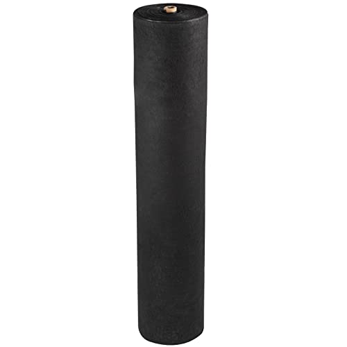 VEVOR Weed Barrier, 5.8oz Landscape Fabric, 4ft x 300ft Cover Mat Heavy Duty Woven Grass Control Geotextile for Garden, Patio, 4FT300FT-5.8OZ, Black