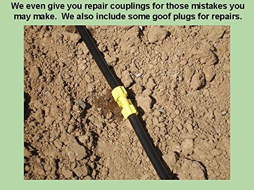 Vegetable Garden Drip Kit – 20 Rows x 50 Ft– Watering Garden Drip Irrigation