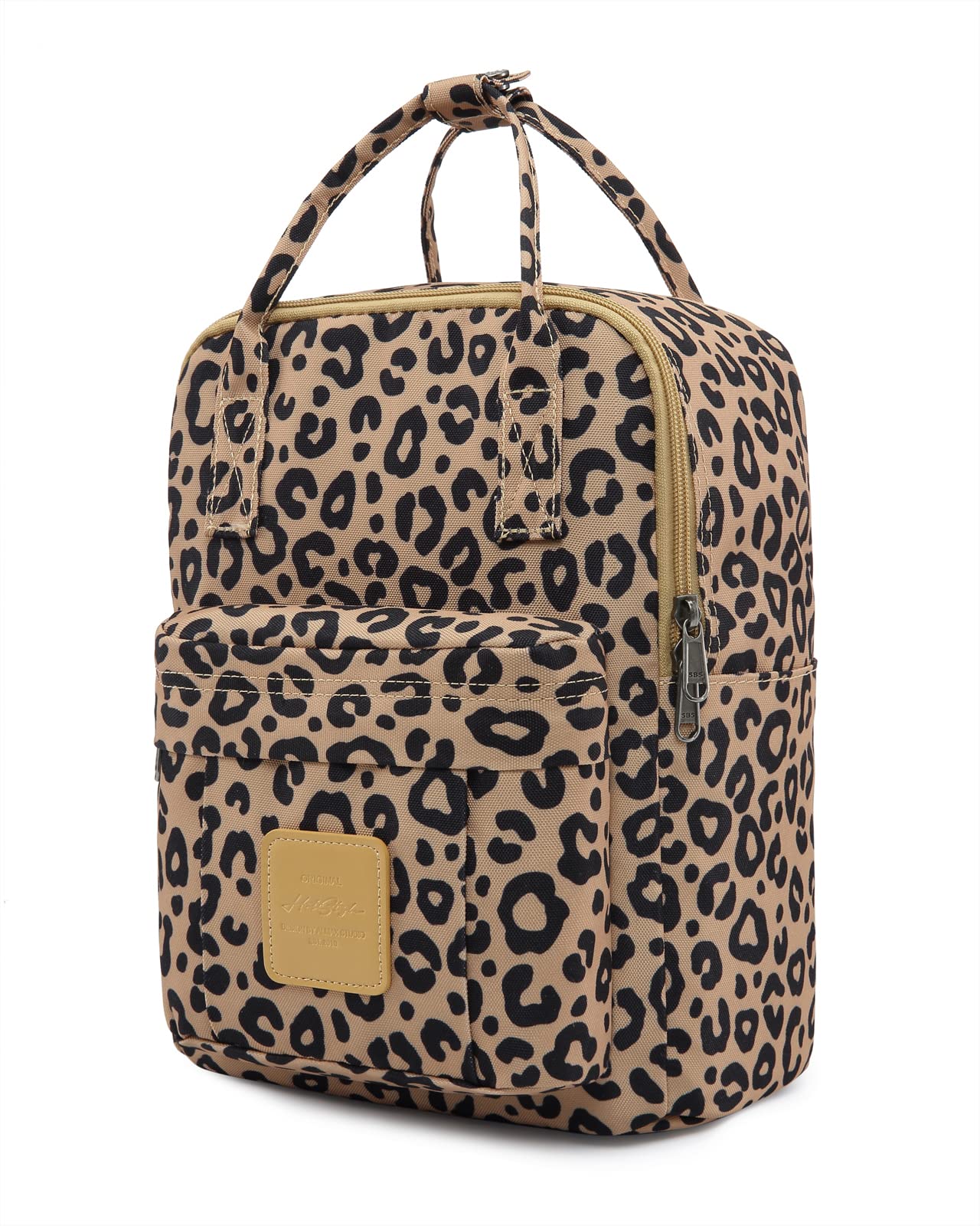 HotStyle BESTIE+ Fashion Mini Backpack for Girls & Kids, Small Diaper Bag Backpack, Cute for Travel, Hiking & Day Trip, Cheetah, Brown