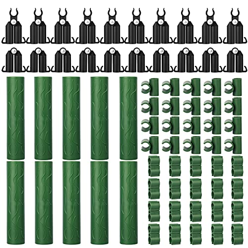 70 PCS Garden Stakes, Adjustable Plant Trellis Plant Support Plastic Plant Stakes Tomato Cucumber Trellis Plant Connector Stake Clips For Potted Plants Climbing Plants Indoor Outdoor Diy Flower Pot