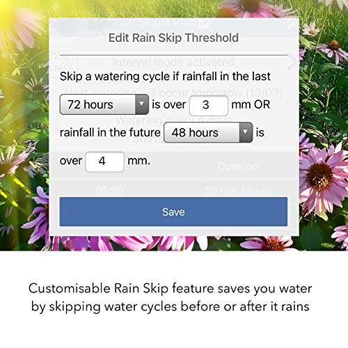 LinkTap G1S Wireless Water Timer & Gateway - Smart Sprinkler Timer with App, Remote Irrigation for Garden, Weather Aware, Greater Range than WiFi, Manual Control & Digital Lockout, 2 Year Battery Life