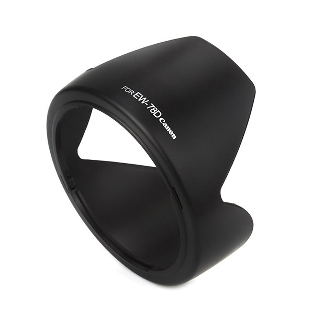 Pixco EW-78D Bayonet Mount Lens Hood for Canon EF-S 18-200mm f/3.5-5.6 I S Canon EF 28-200mm f/3.5-5.6 USM Lens Camera Replacement