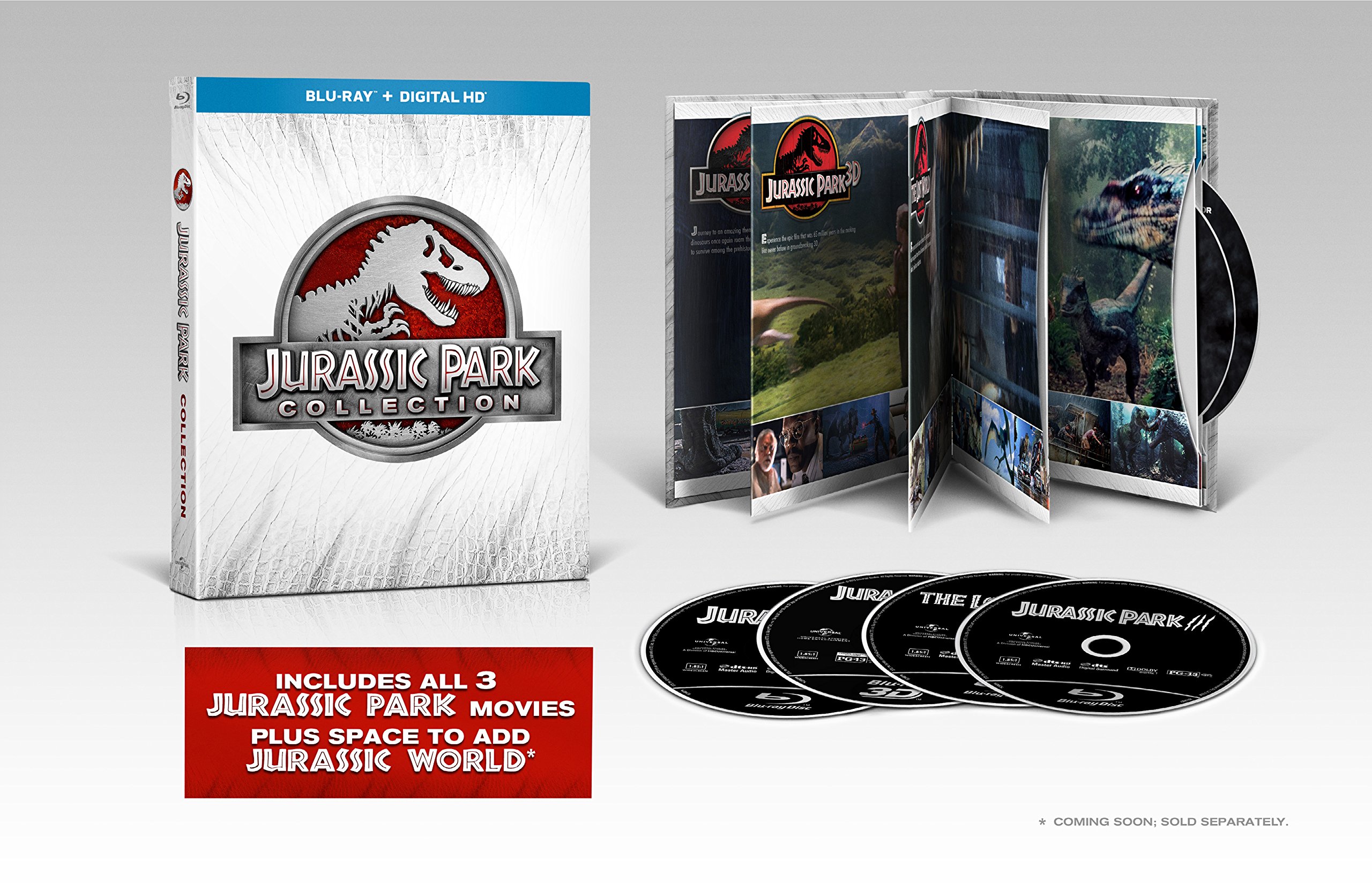 Jurassic Park Collection (Jurassic Park / The Lost World: Jurassic Park / Jurassic Park III) [Blu-ray]