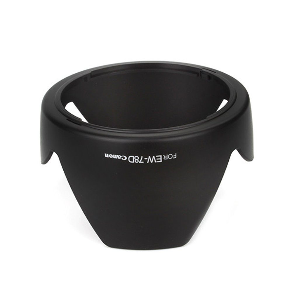 Pixco EW-78D Bayonet Mount Lens Hood for Canon EF-S 18-200mm f/3.5-5.6 I S Canon EF 28-200mm f/3.5-5.6 USM Lens Camera Replacement