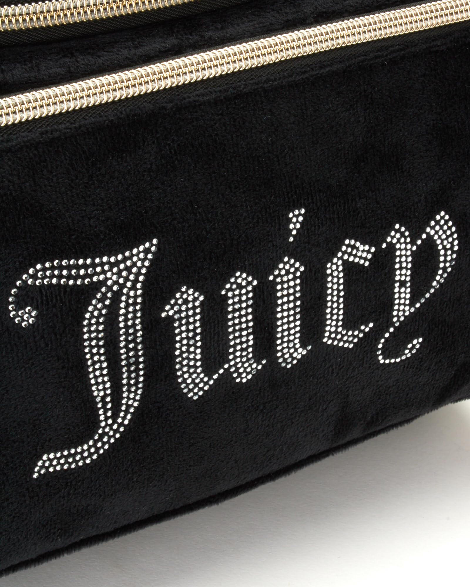 Juicy Couture Women's Cosmetics Bag - Hanging Travel Makeup and Toiletries Small Duffel Bag, Black