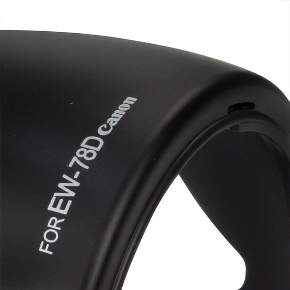 Pixco EW-78D Bayonet Mount Lens Hood for Canon EF-S 18-200mm f/3.5-5.6 I S Canon EF 28-200mm f/3.5-5.6 USM Lens Camera Replacement