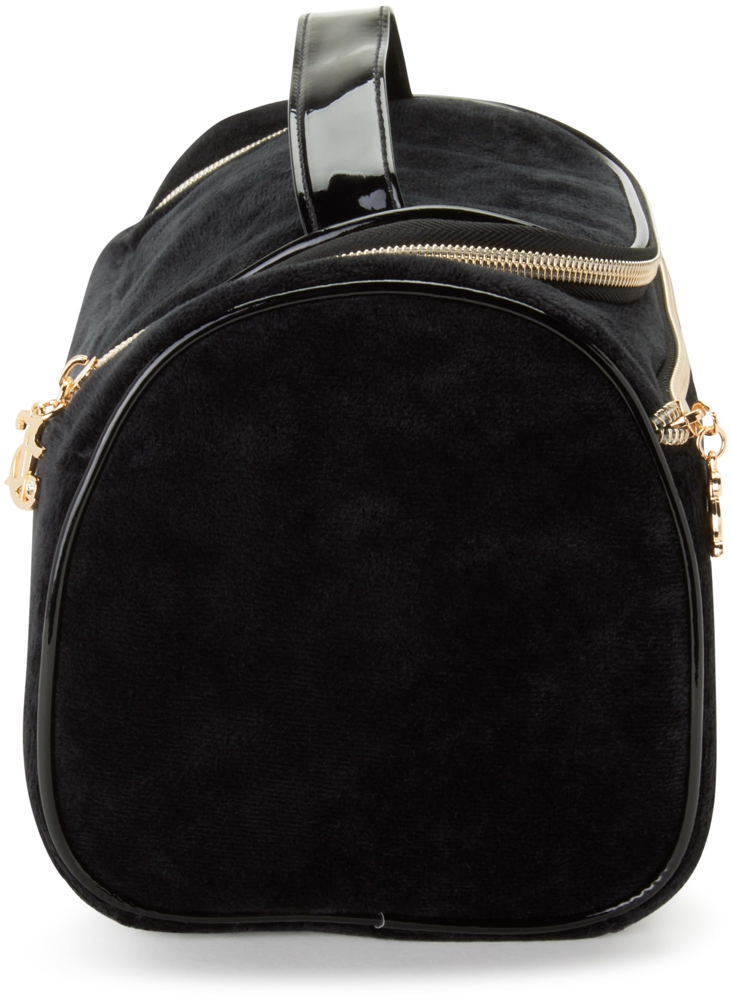Juicy Couture Women's Cosmetics Bag - Hanging Travel Makeup and Toiletries Small Duffel Bag, Black