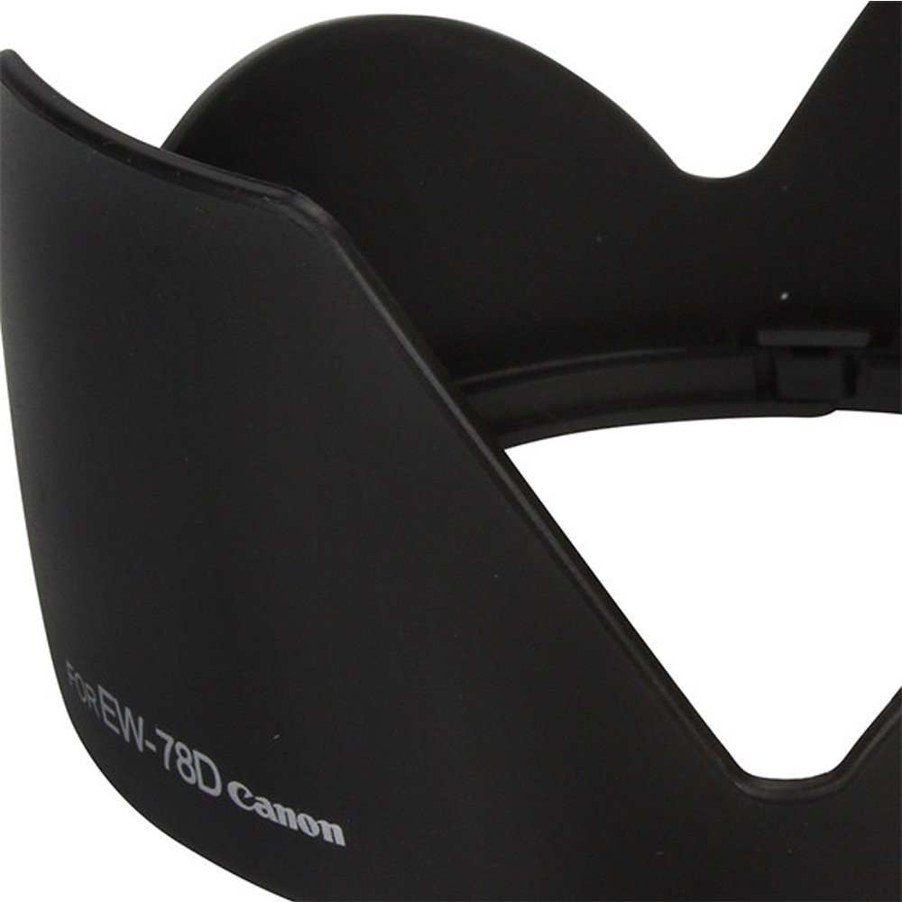Pixco EW-78D Bayonet Mount Lens Hood for Canon EF-S 18-200mm f/3.5-5.6 I S Canon EF 28-200mm f/3.5-5.6 USM Lens Camera Replacement
