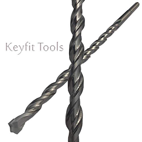 Keyfit Tools G.S.I. Contractor Grade Garden Stake Installation Tool Drill Bit Fast & Easily Install Garden Stakes Even in Frozen Soil Fiberglass Plant Support Stakes Tomato Cage Rebar Steel J Hook