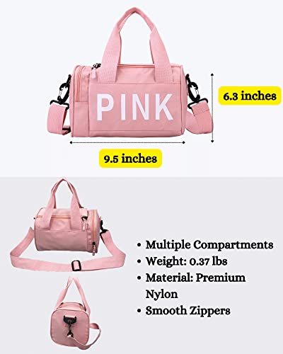 Aesthetic Mini Crossbody Bag, Cute Duffle Bag with Handle, Travel Tote for Short Trips