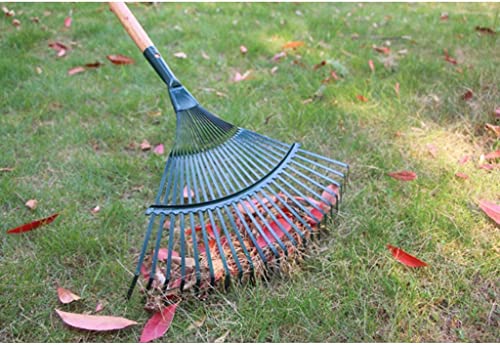 SGerste 22 Teeth Heavy Duty Steel Metal Rake Head Lawn Leaves Garden - Garden Tools