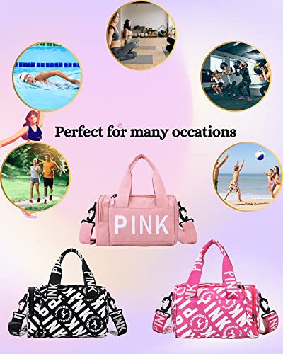 Aesthetic Mini Crossbody Bag, Cute Duffle Bag with Handle, Travel Tote for Short Trips