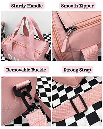 Aesthetic Mini Crossbody Bag, Cute Duffle Bag with Handle, Travel Tote for Short Trips