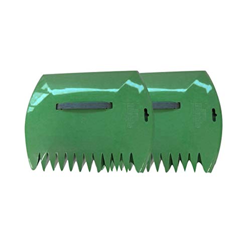 FOLOU 1 Pair Garden and Yard Leaf Scoops Hand Rakes, Large Sized, Multiple Use for Leaves, Lawn Debris and Trash Pick Up Good Use