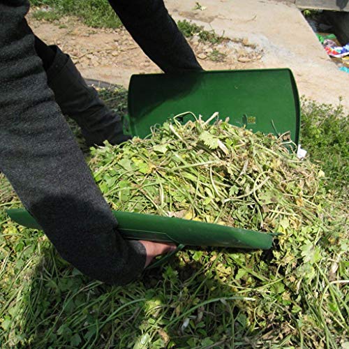 FOLOU 1 Pair Garden and Yard Leaf Scoops Hand Rakes, Large Sized, Multiple Use for Leaves, Lawn Debris and Trash Pick Up Good Use