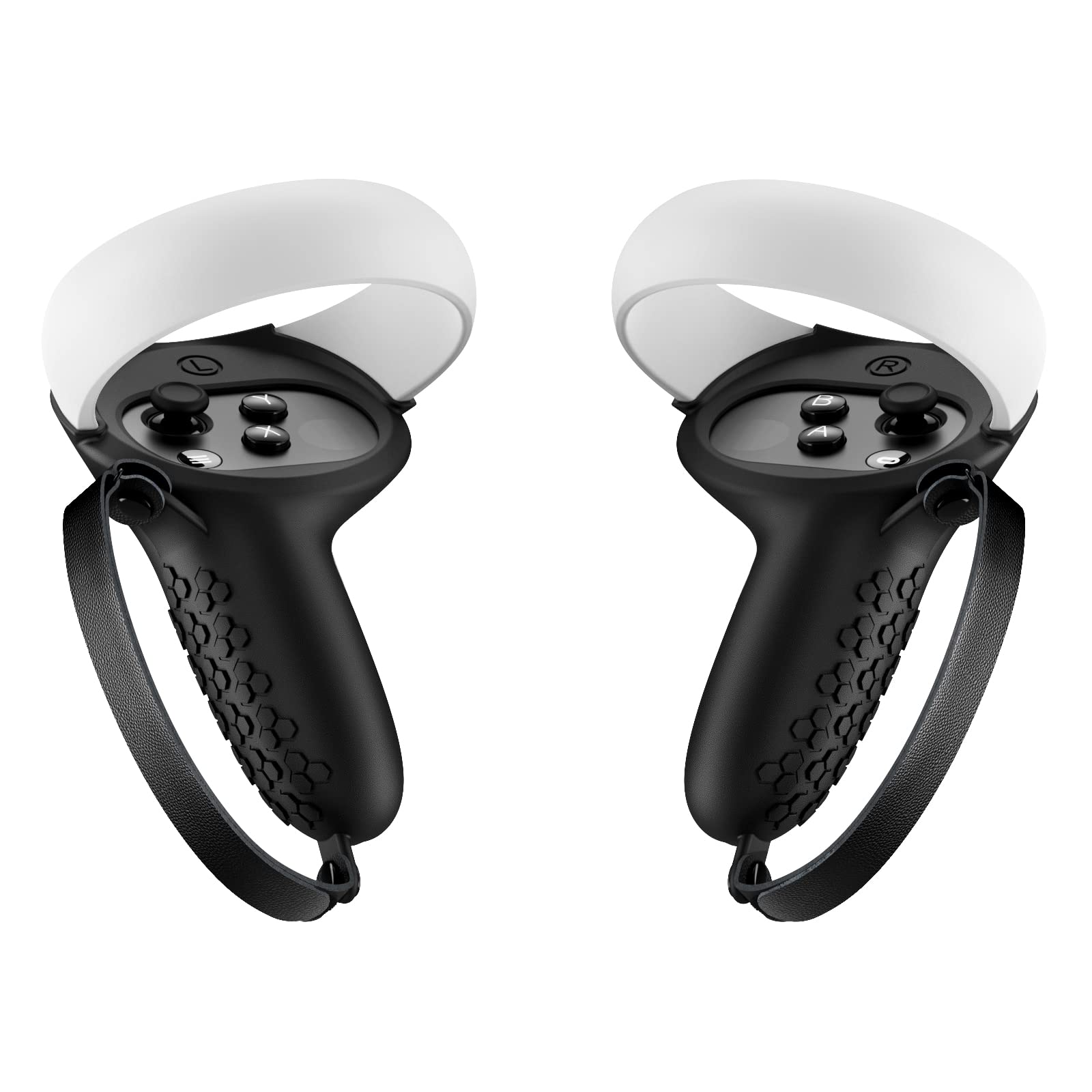 Butifacion Controller Grip Cover Accessories Compatible with Oculus Quest 2, Silicone Grips Protector with Knuckle Straps