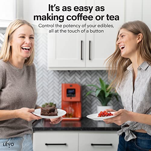 LĒVO II - Herbal Oil and Butter Infusion Machine - Botanical Decarboxylator, Herb Dryer & Oil Infuser - Mess-Free, Easy to Use - Make Infused Gummies, Brownies, Cookies & Other Treats (Licorice Black)