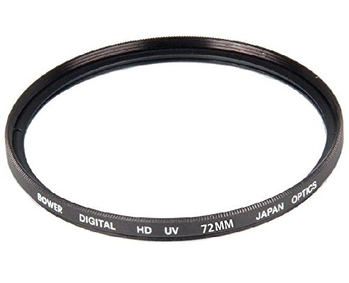Bower 72mm Digital HD UV Lens Filter for Canon EF-S 15-85mm f/3.5-5.6 is USM, EF 28-135mm f/3.5-5.6 is, EF-S 18-200mm f/3.5-5.6 is, Tamron 17-50mm f/2.8, Tamron 18-270mm f/3.5-6.3